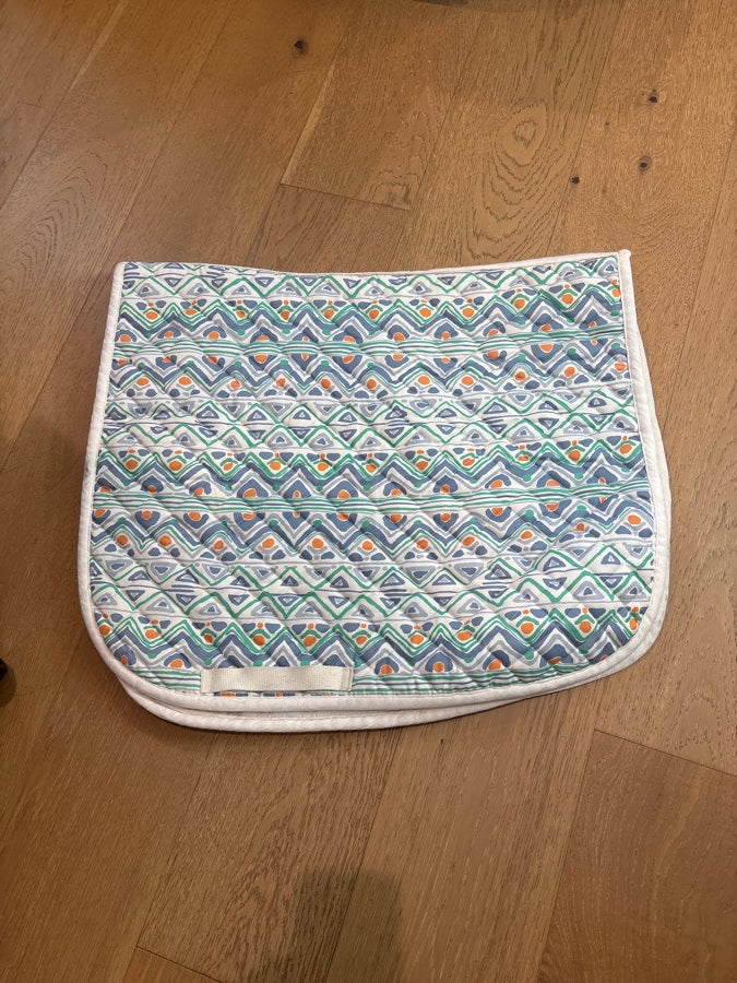 patterned saddle pads